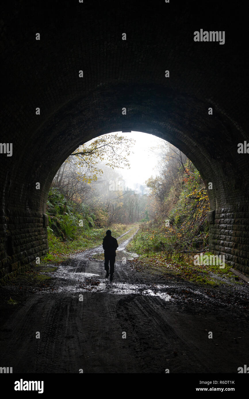 A walk through the disused Glenfarg Railway tunnels in Perth and ...