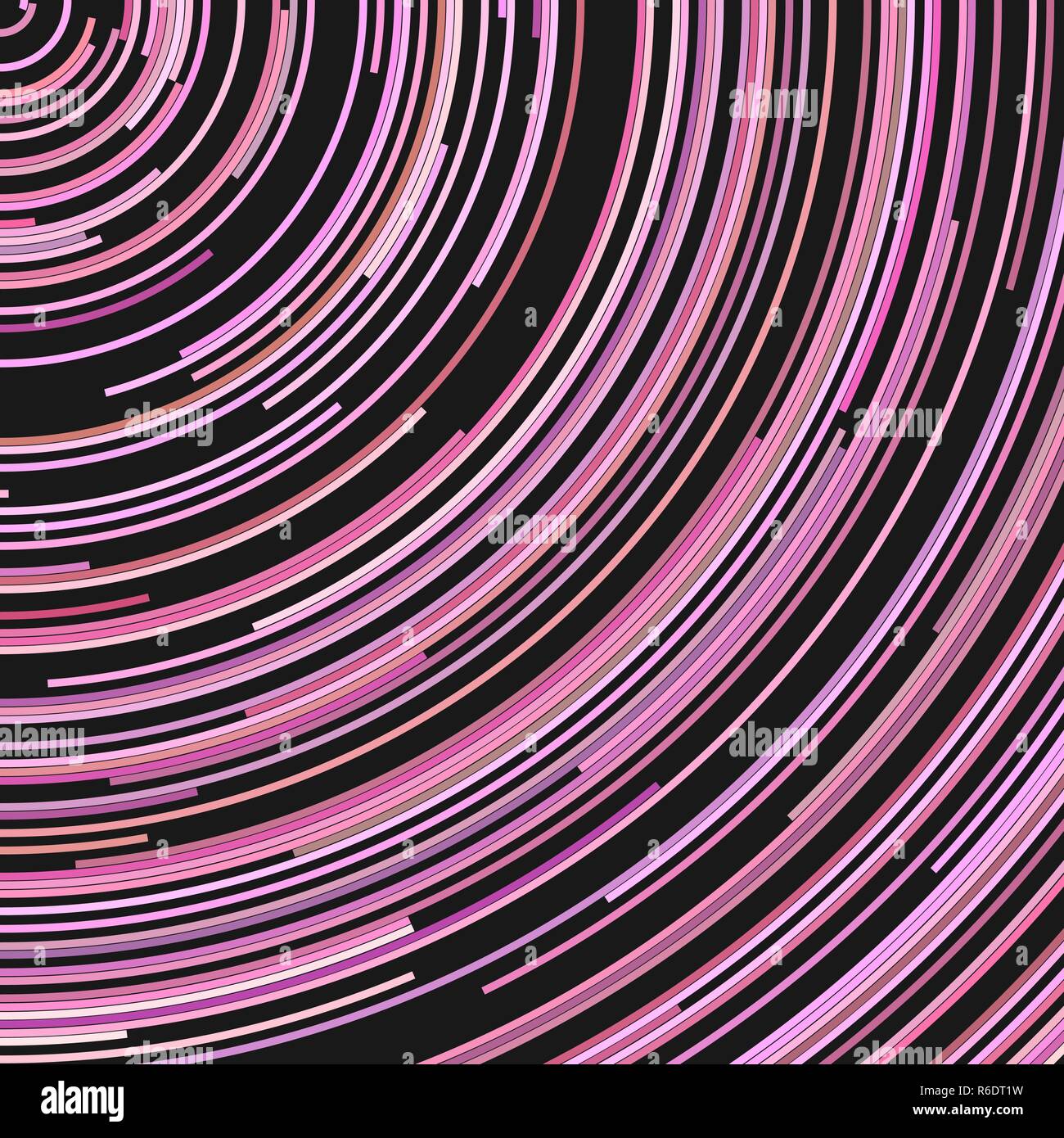 Pink circular background design from concentric curved stripes Stock ...