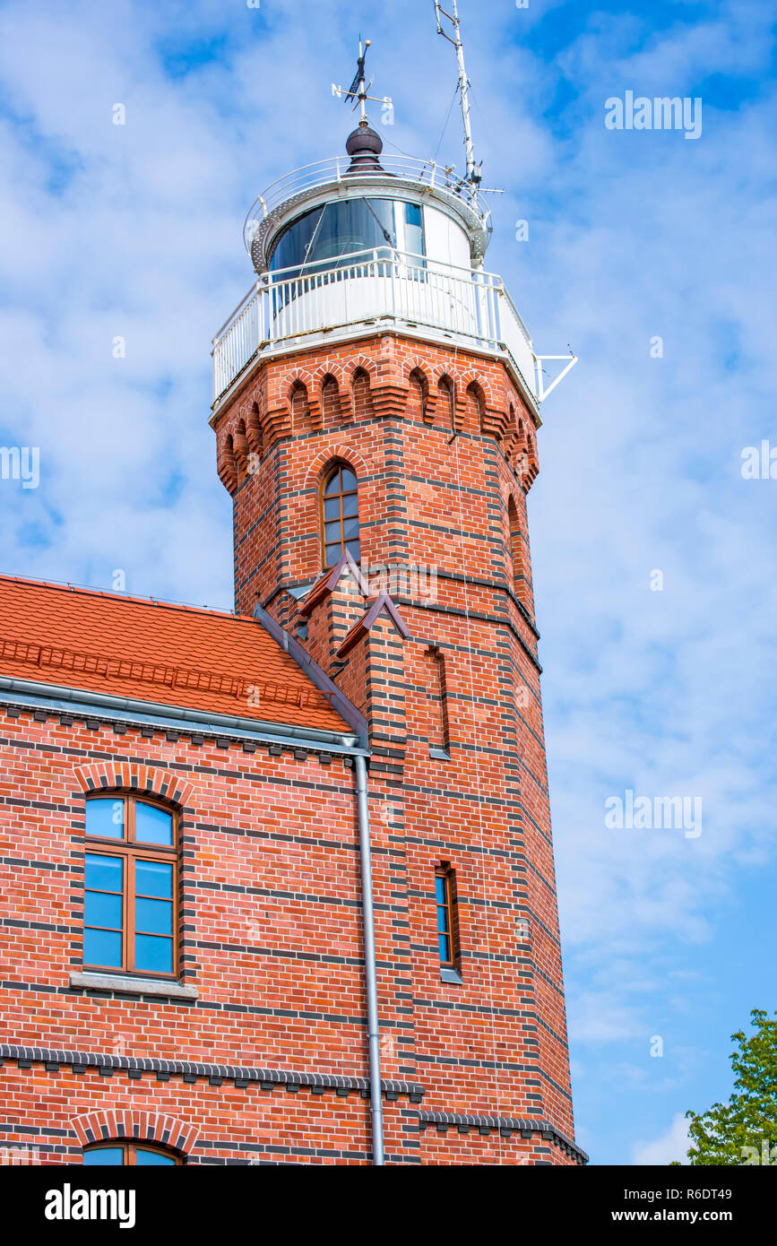 Old Lighthouse In Ustka, Poland Stock Photo - Alamy