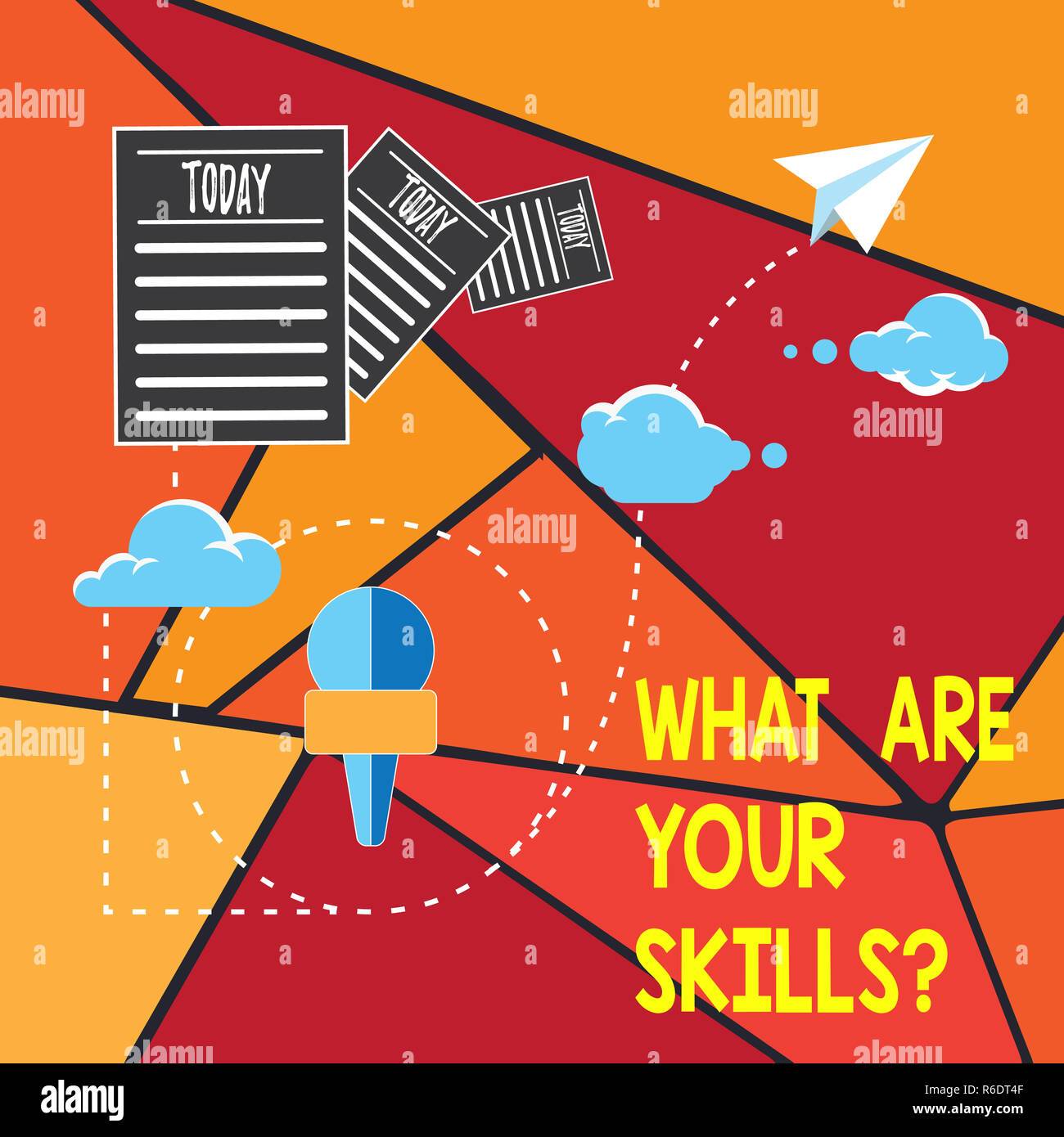 Writing note showing What Are Your Skillsquestion. Business photo ...