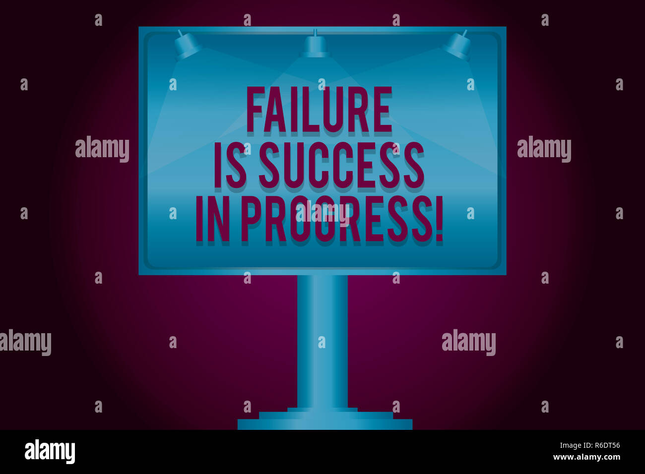 Text sign showing Failure Is Success In Progress. Conceptual photo You ...