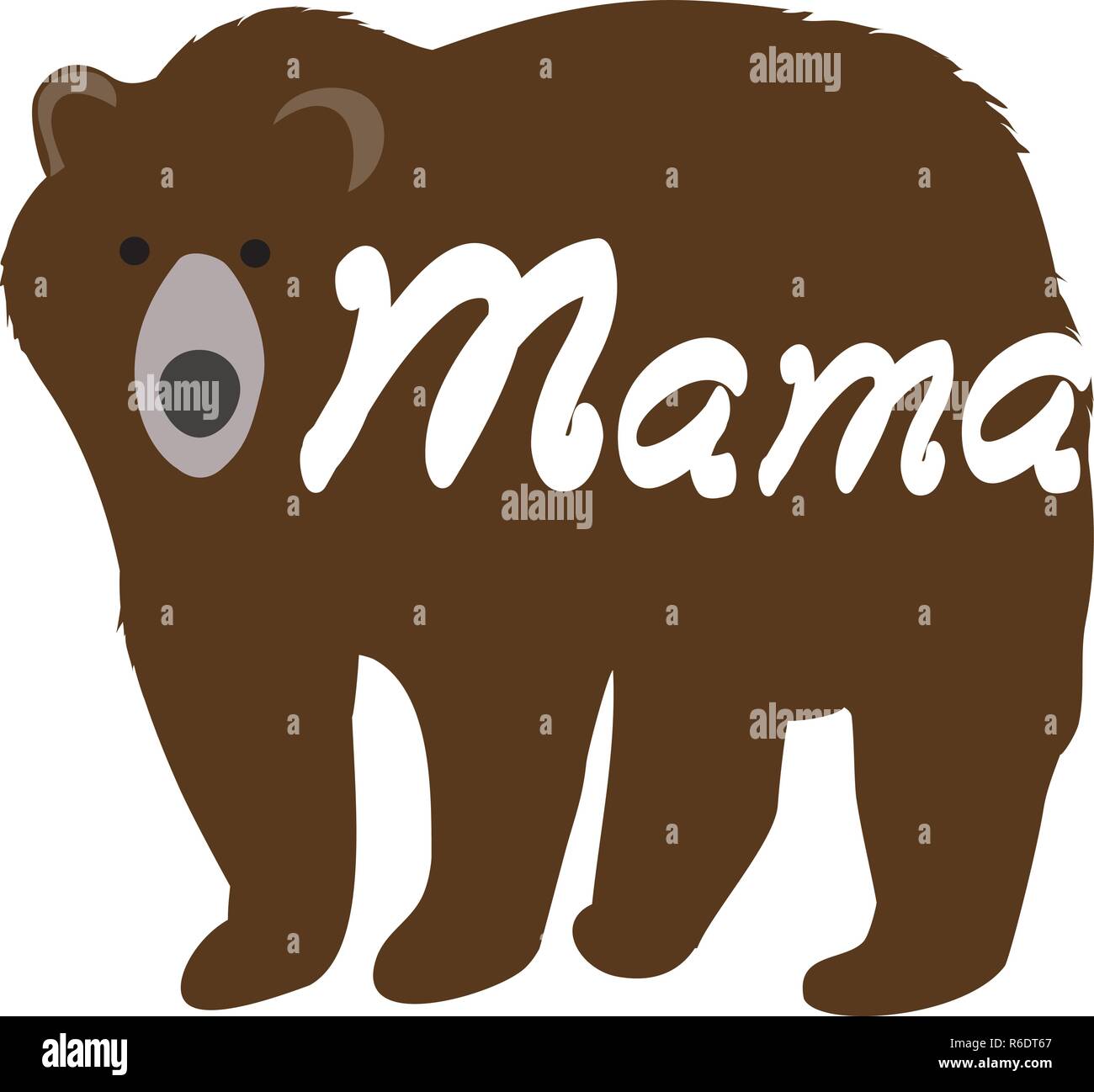 Bear With Mother Stock Vector Images Alamy