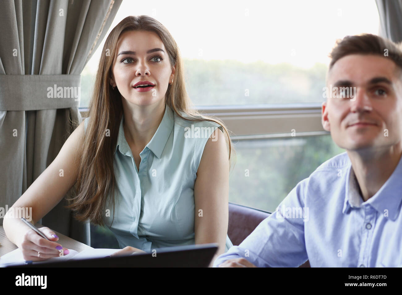 A group of people attending a seminar Stock Photo - Alamy