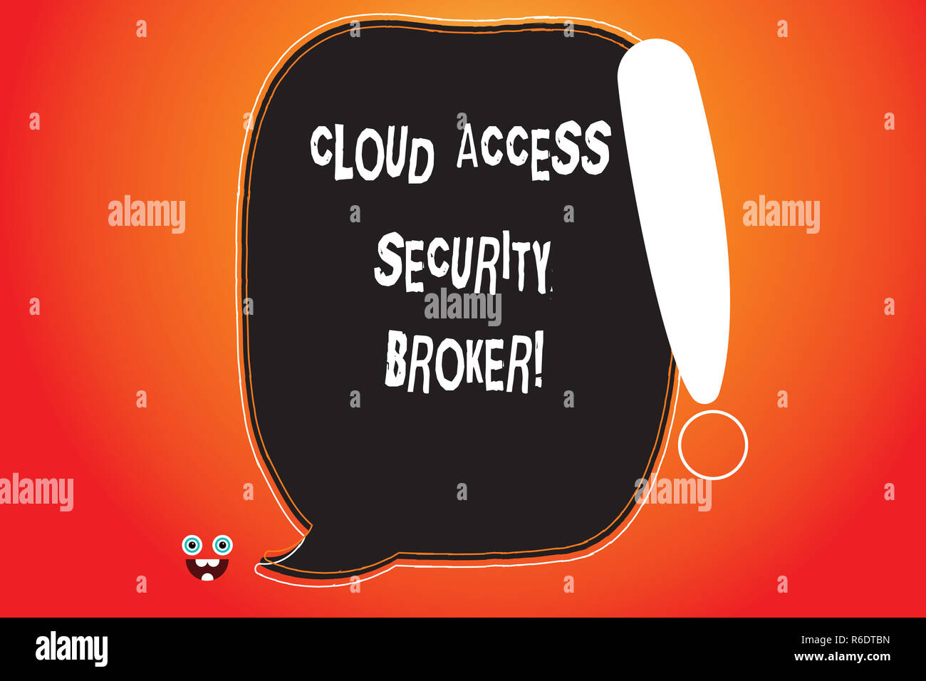 Handwriting Text Writing Cloud Access Security Broker Concept Meaning