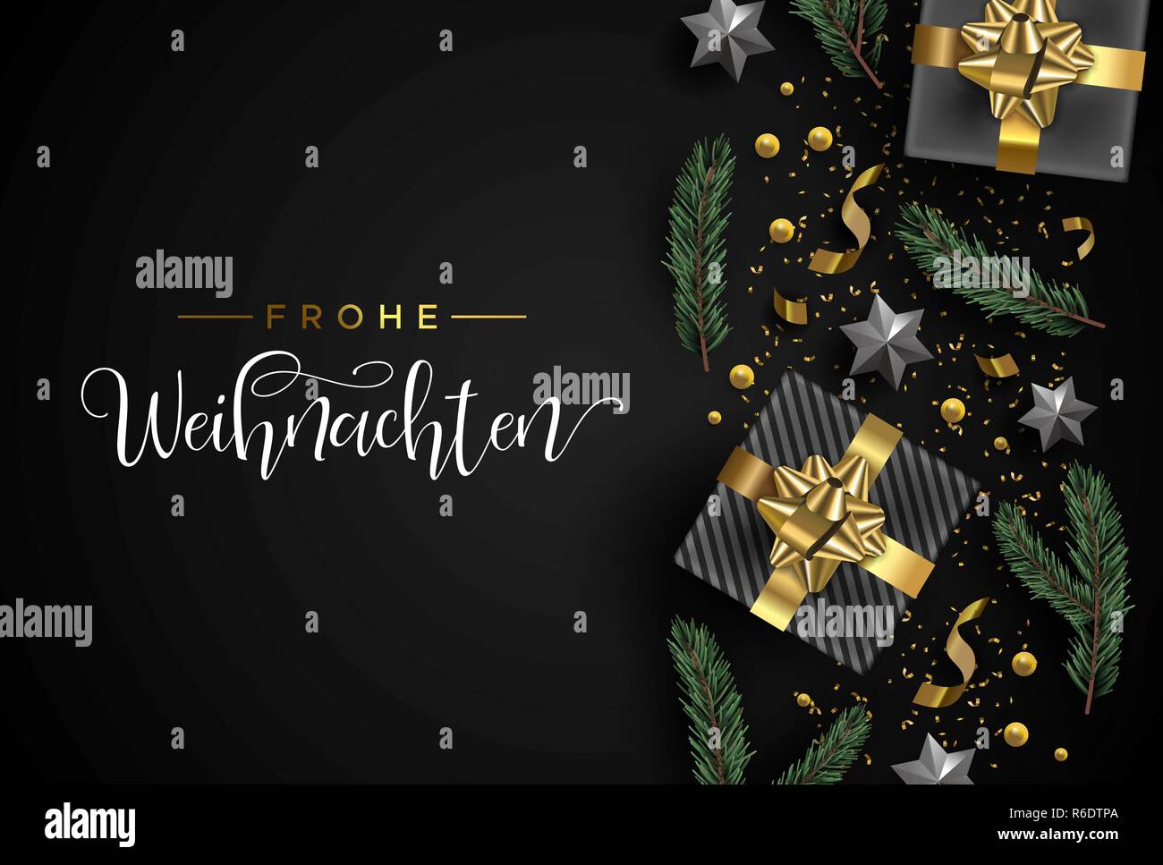 Object on black german Stock Vector Images - Alamy