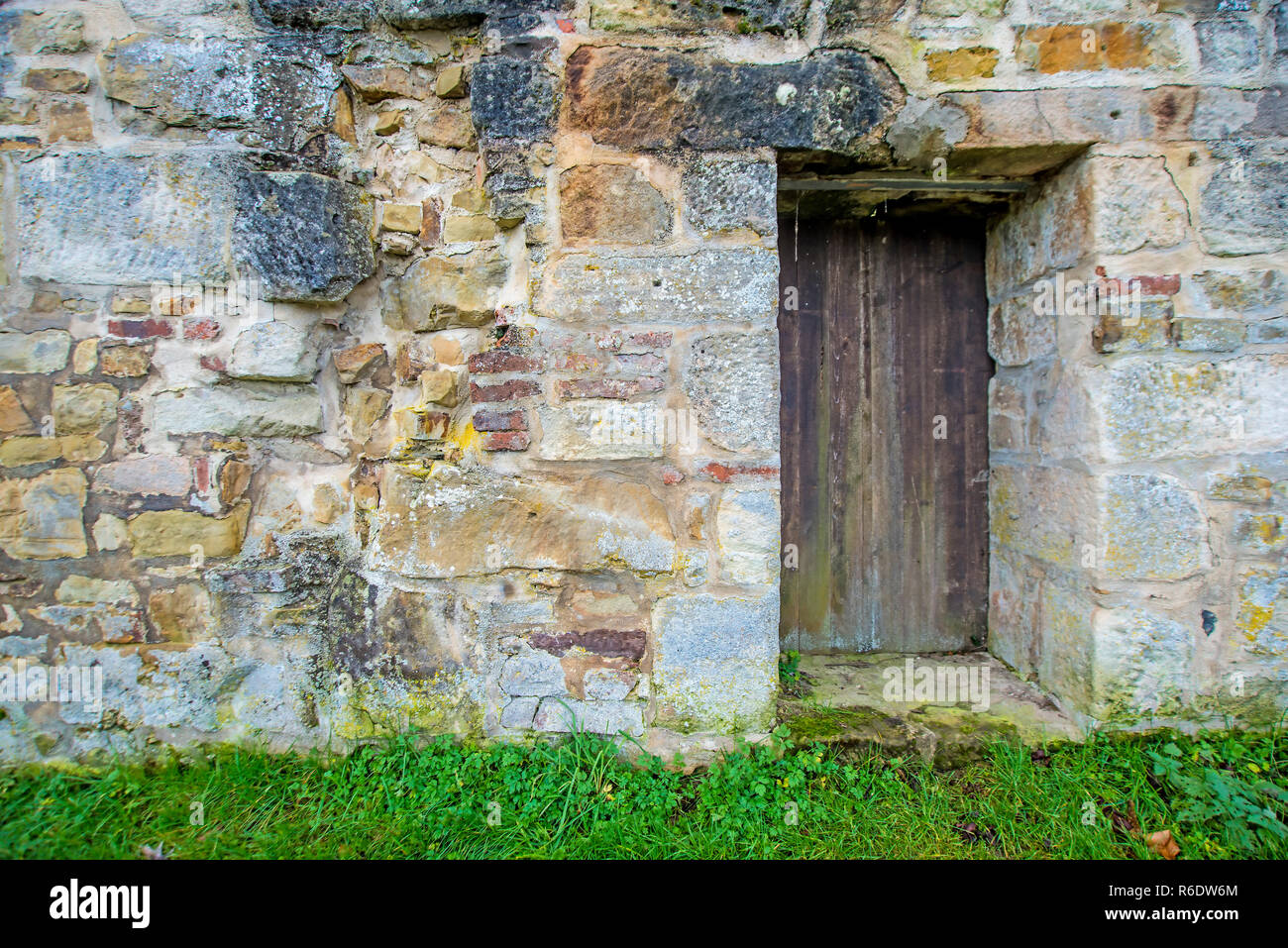 Old, Medieval Abbey Wall Stock Photo - Alamy