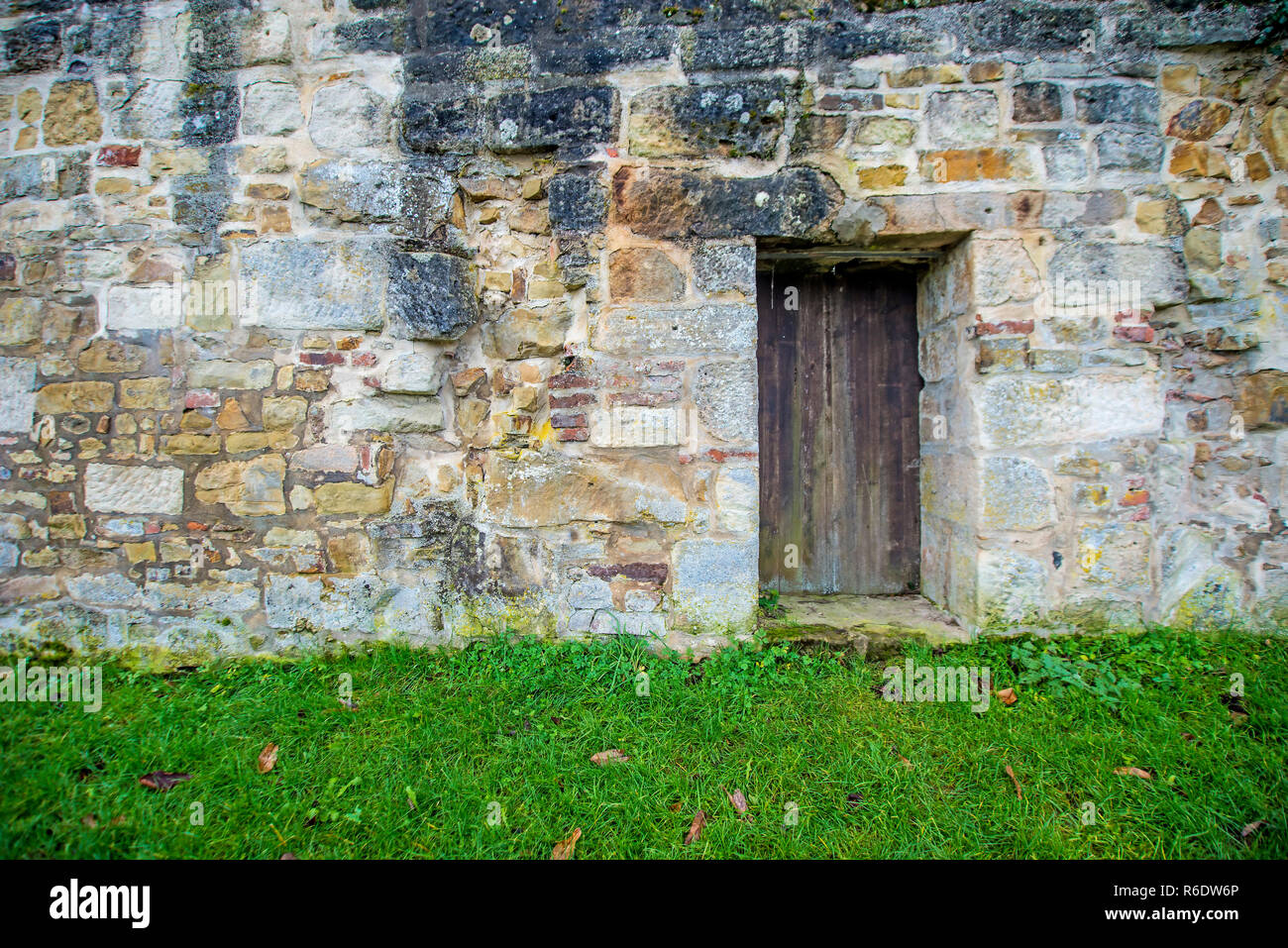 Old, Medieval Abbey Wall Stock Photo - Alamy