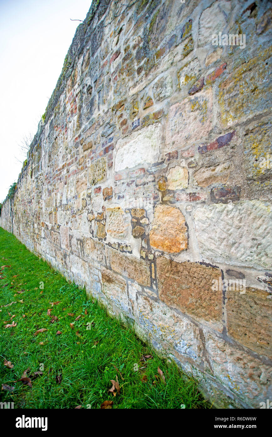 Old, Medieval Abbey Wall Stock Photo - Alamy
