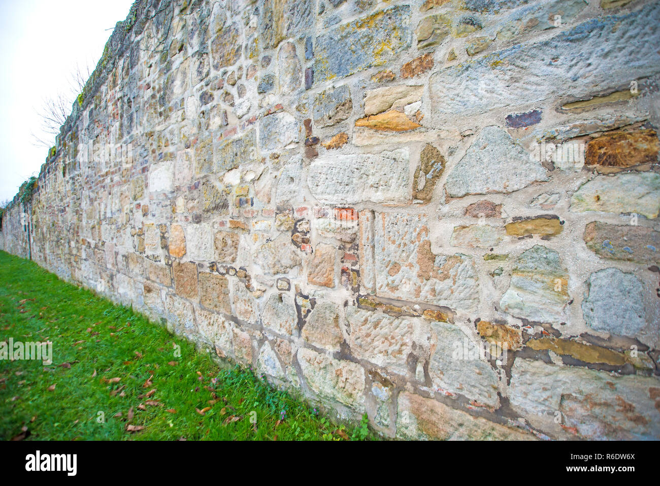 Old, Medieval Abbey Wall Stock Photo - Alamy