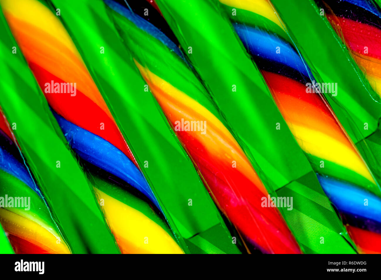 Painted Candy Canes Stock Photo - Alamy