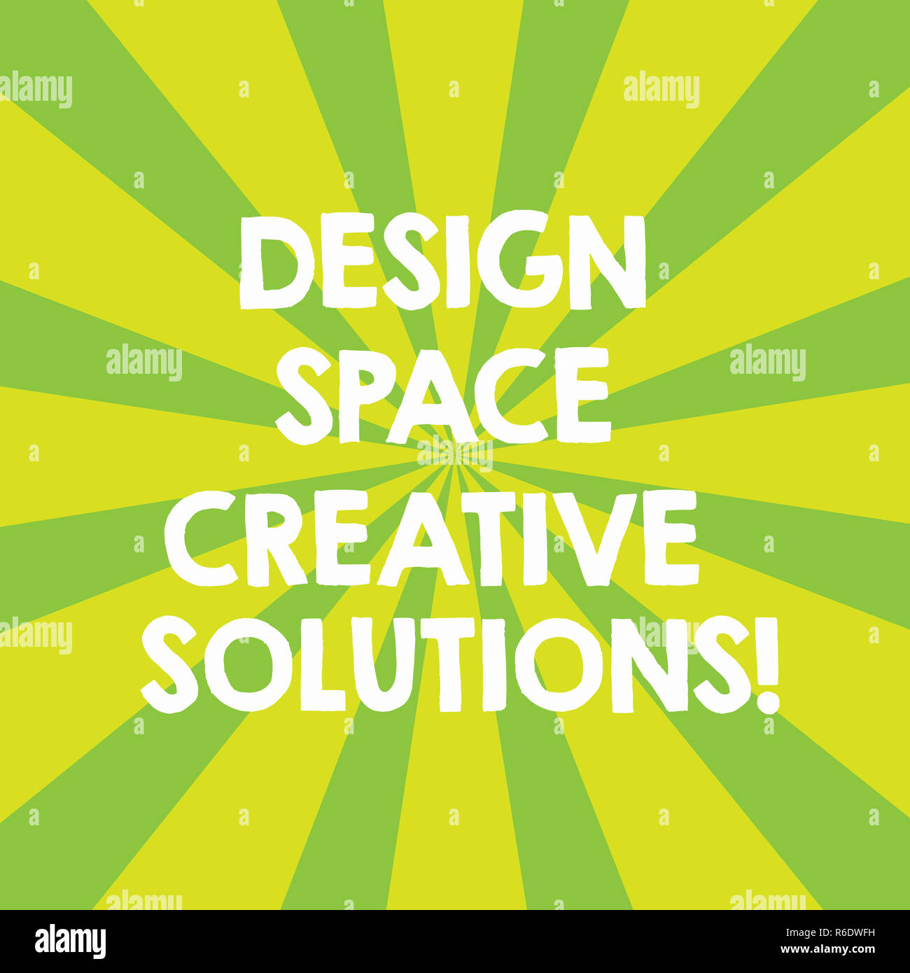 Handwriting text Design Space Creative Solutions. Concept meaning ...