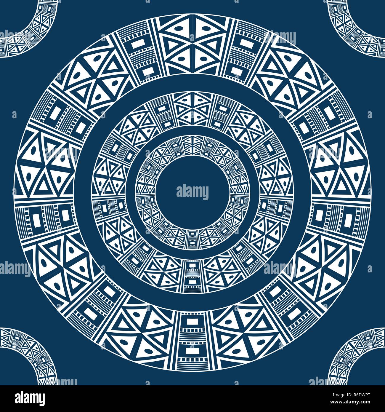 Round frame ancient pattern vector hi-res stock photography and images ...