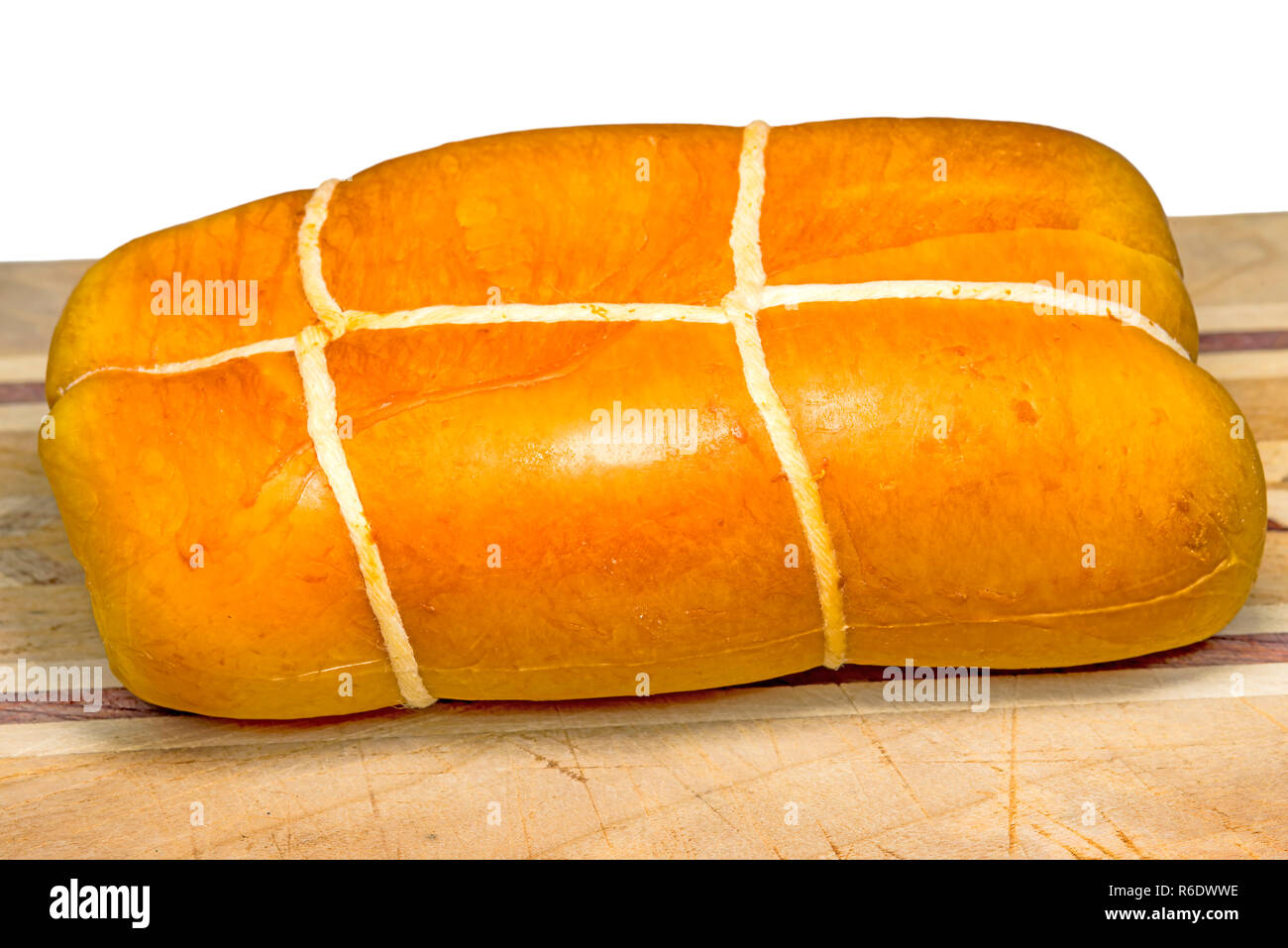 Smoked Cheese Of Russia Stock Photo - Alamy