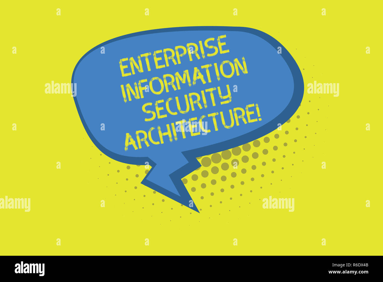 Writing note showing Enterprise Information Security Architecture ...