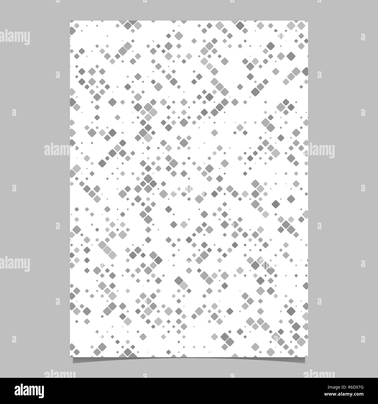 Grey Abstract Rounded Square Pattern Background Brochure Template Stock Vector Image And Art Alamy