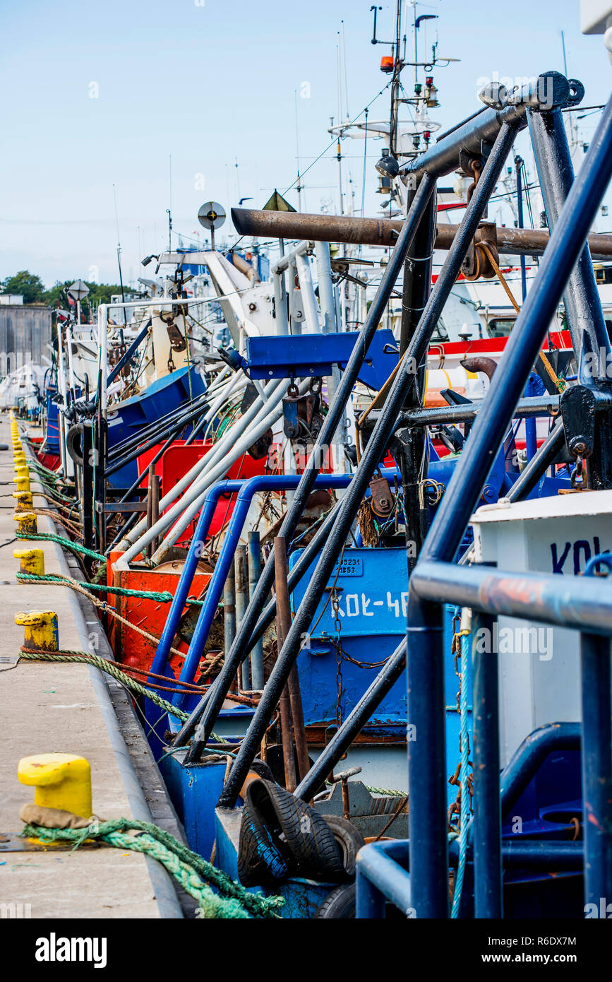 Fishing Cutter In A Port Stock Photo - Alamy