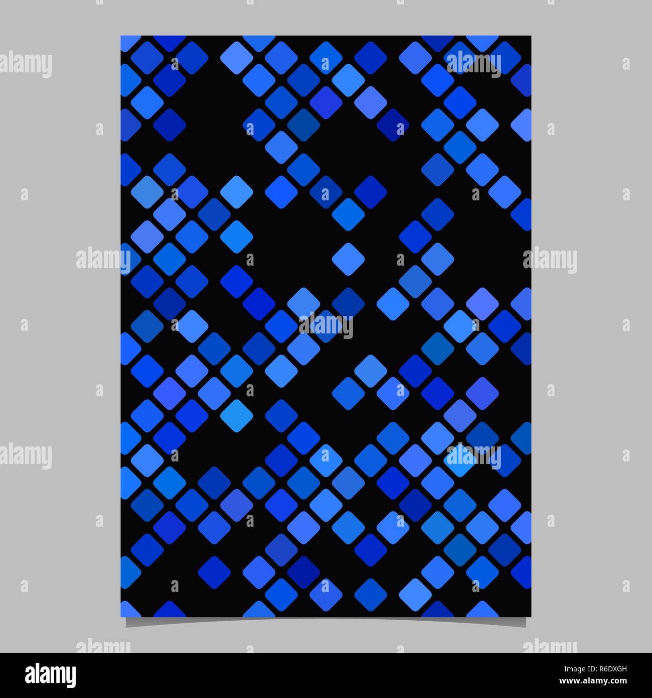 Diagonal square pattern poster design - vector mosaic cover background Stock Vector Image & Art ...