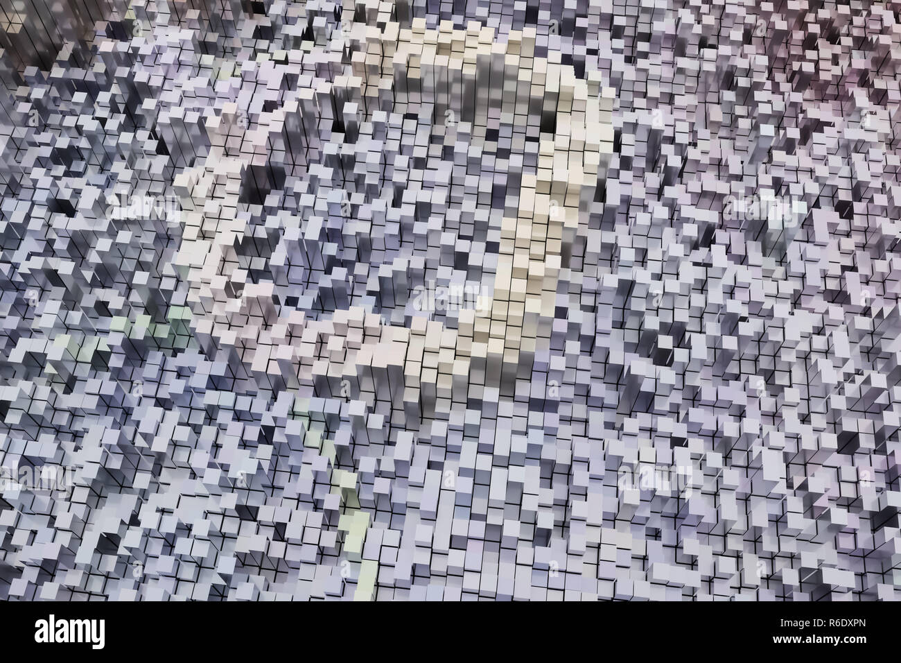 Shape composition, geometric structure block, for design texture or ...