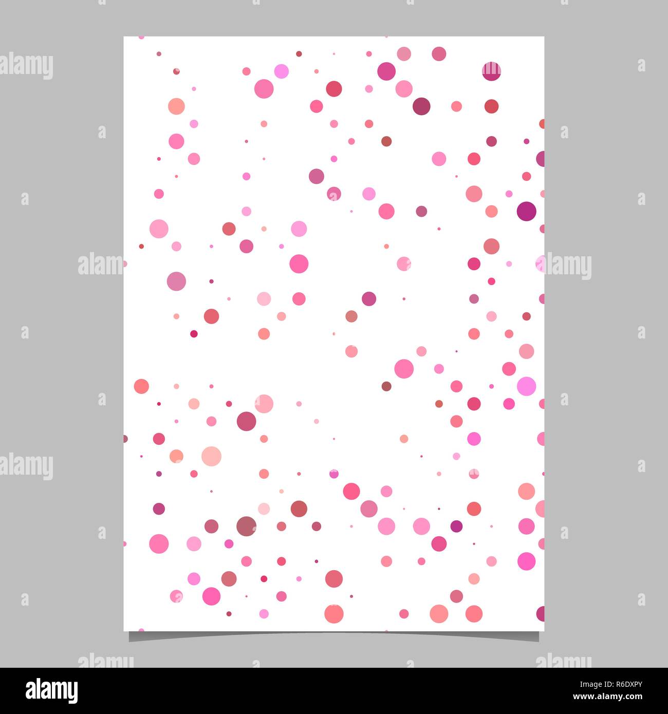 Color Dot Pattern Flyer Template Vector Cover Background Graphic Stock Vector Image And Art Alamy
