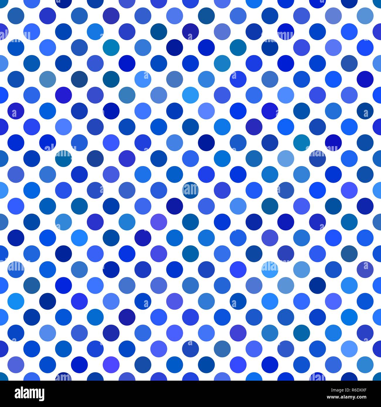 Blue seamless dot pattern background - vector graphic design Stock Vector Image & Art - Alamy