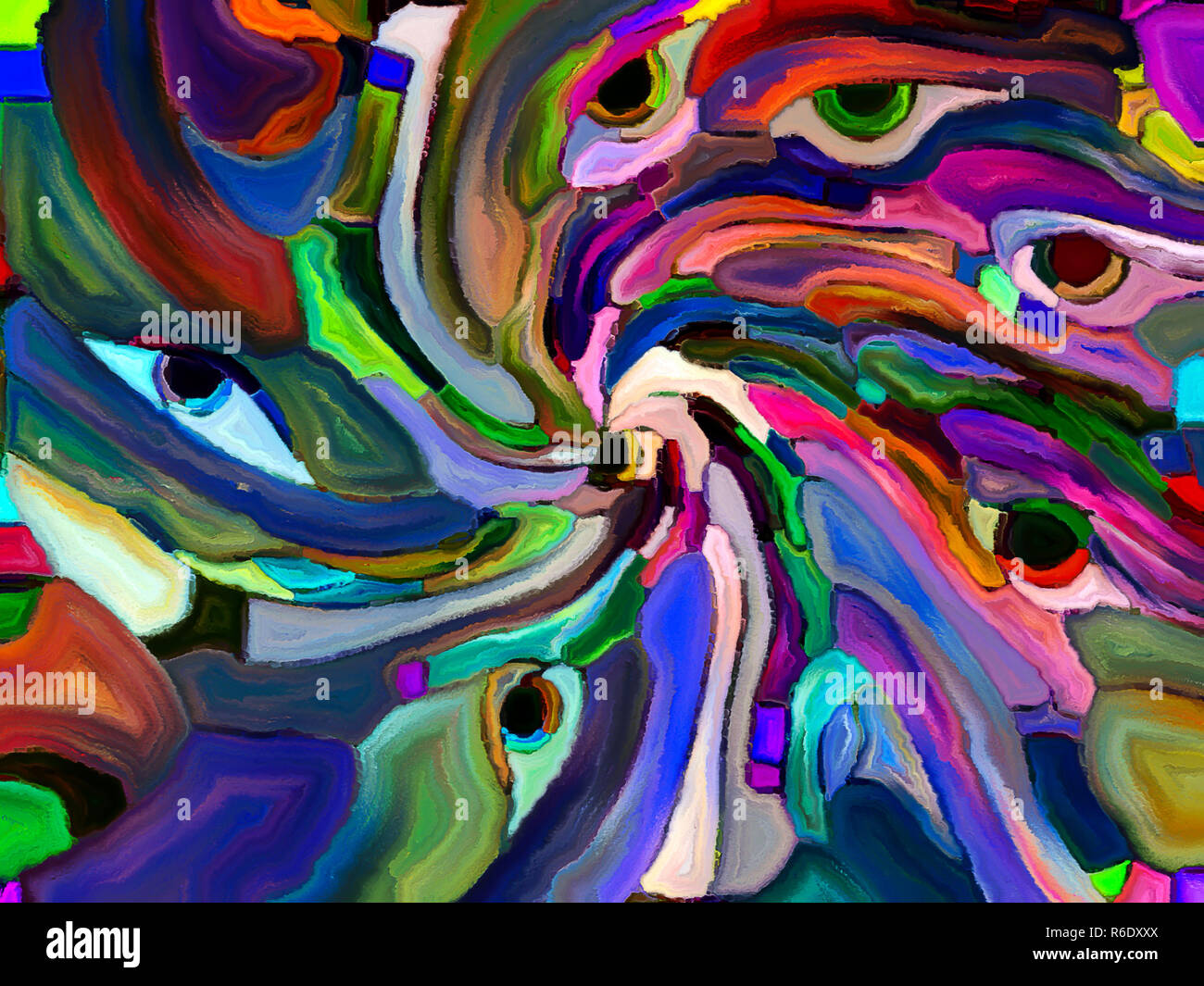 Advance of Color Division Stock Photo - Alamy