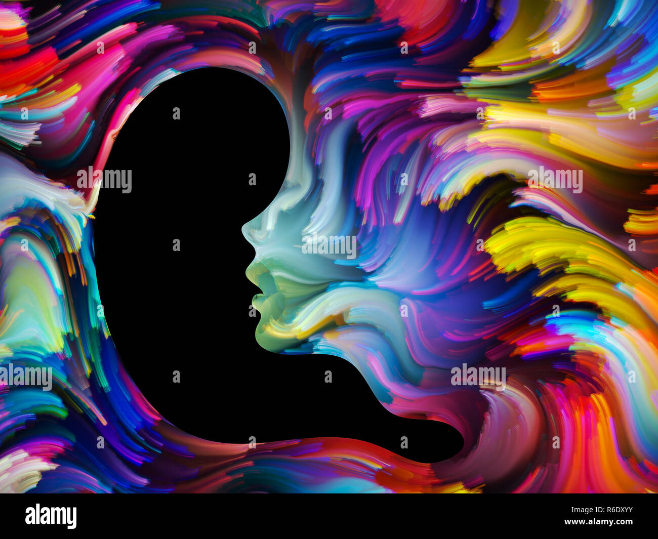 Synergies of Paint Stock Photo - Alamy