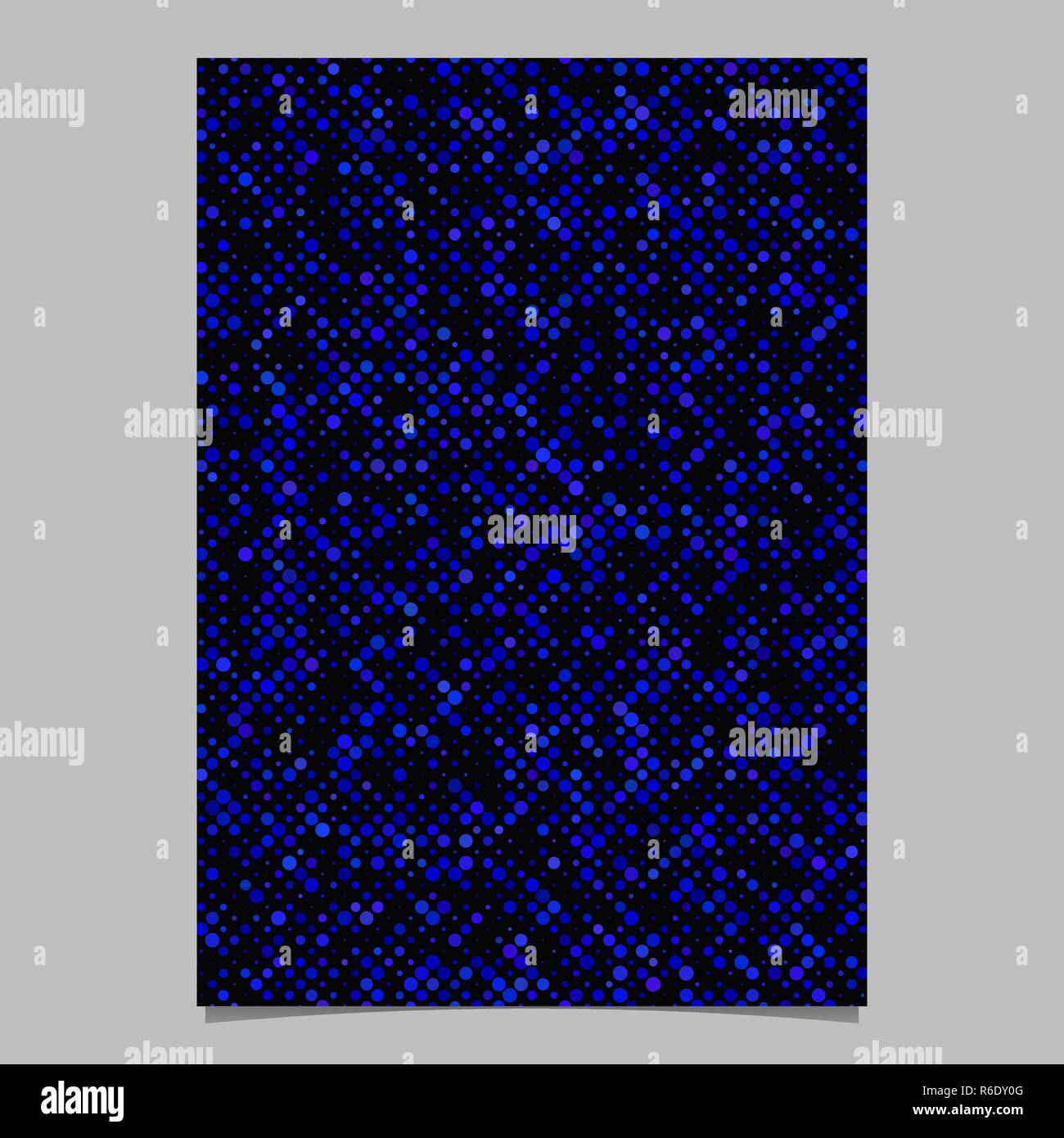 Abstract dot pattern poster template - vector cover background graphic ...