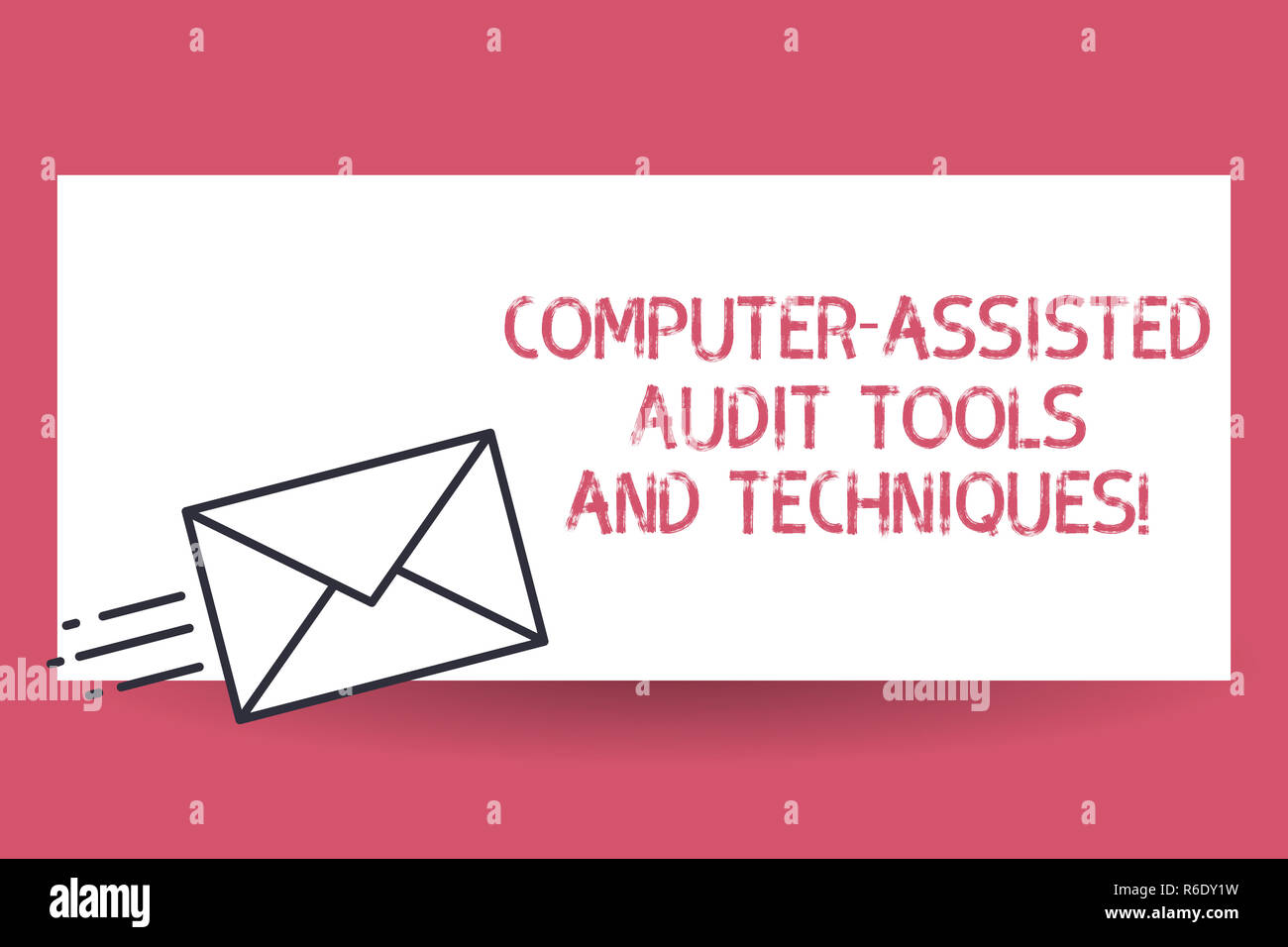 Handwriting text Computer Assisted Audit Tools And Techniques. Concept ...