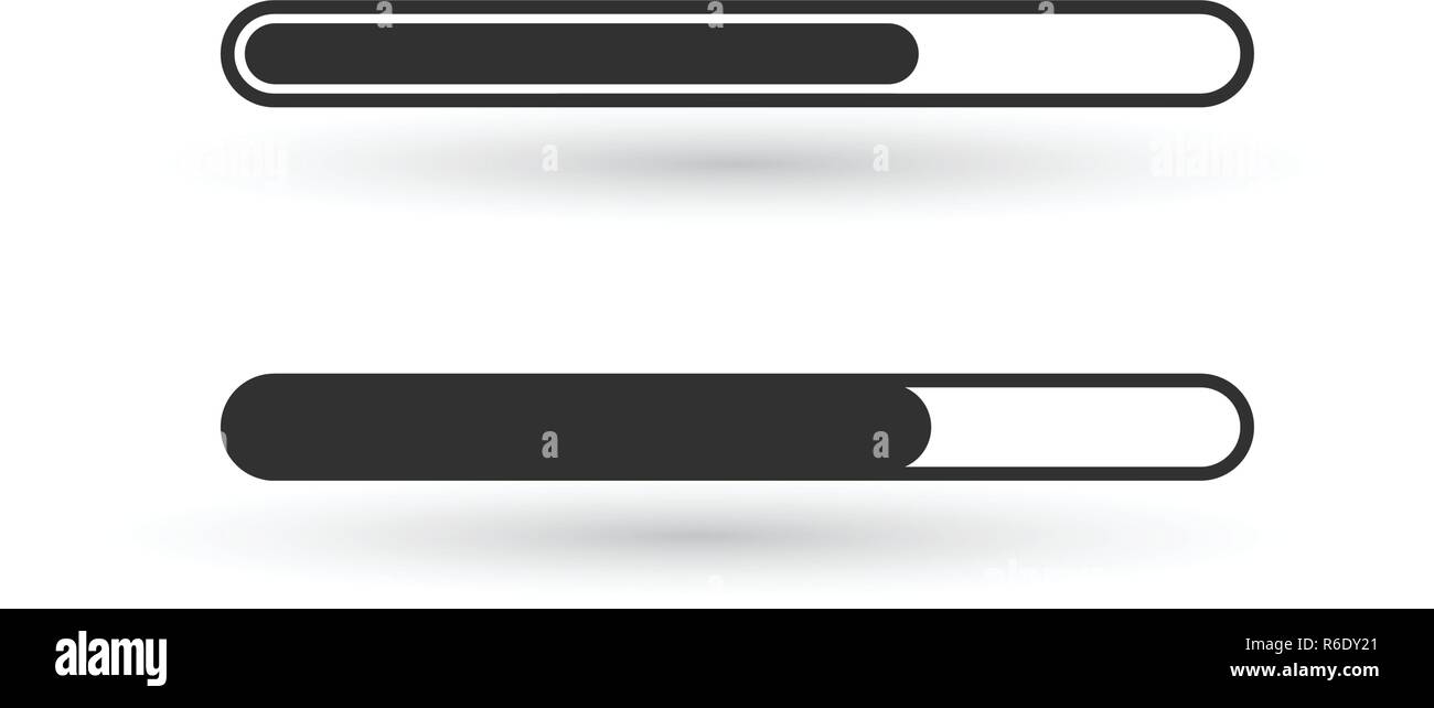 Loading icon, vector illustration isolated on white background Stock ...