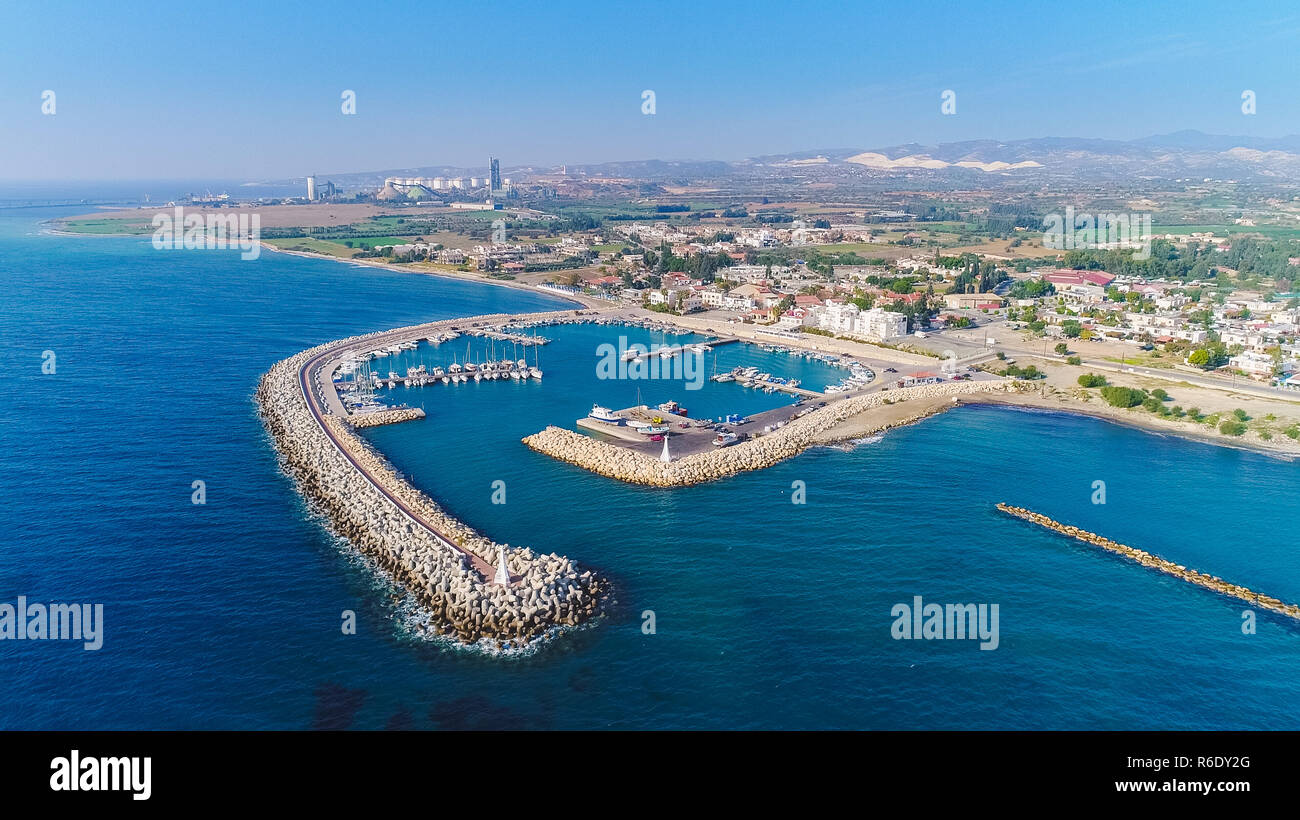 Aerial Zygi, Larnaca Stock Photo - Alamy
