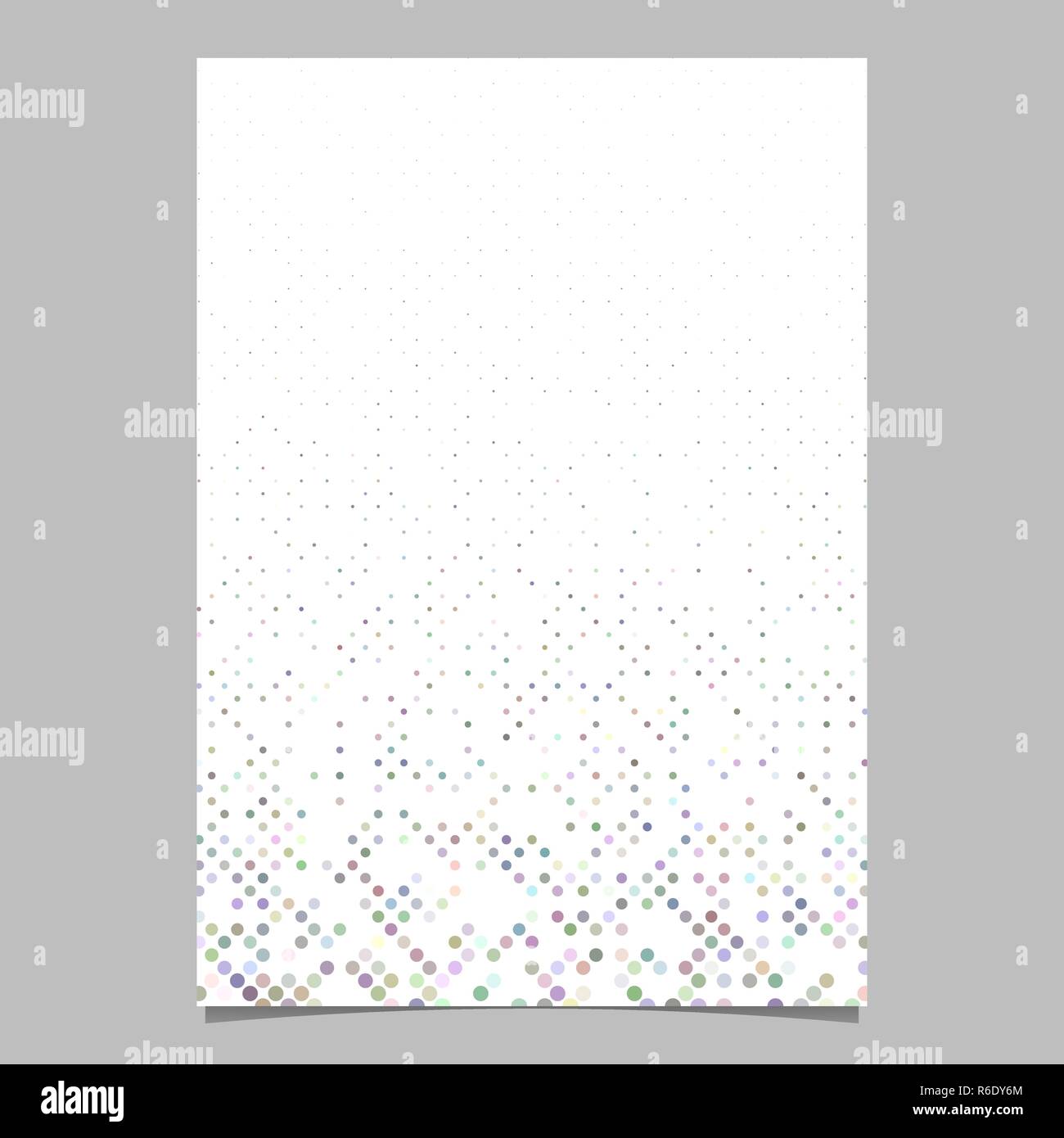 Abstract Repeating Dot Pattern Brochure Template Background Stock Vector Image And Art Alamy