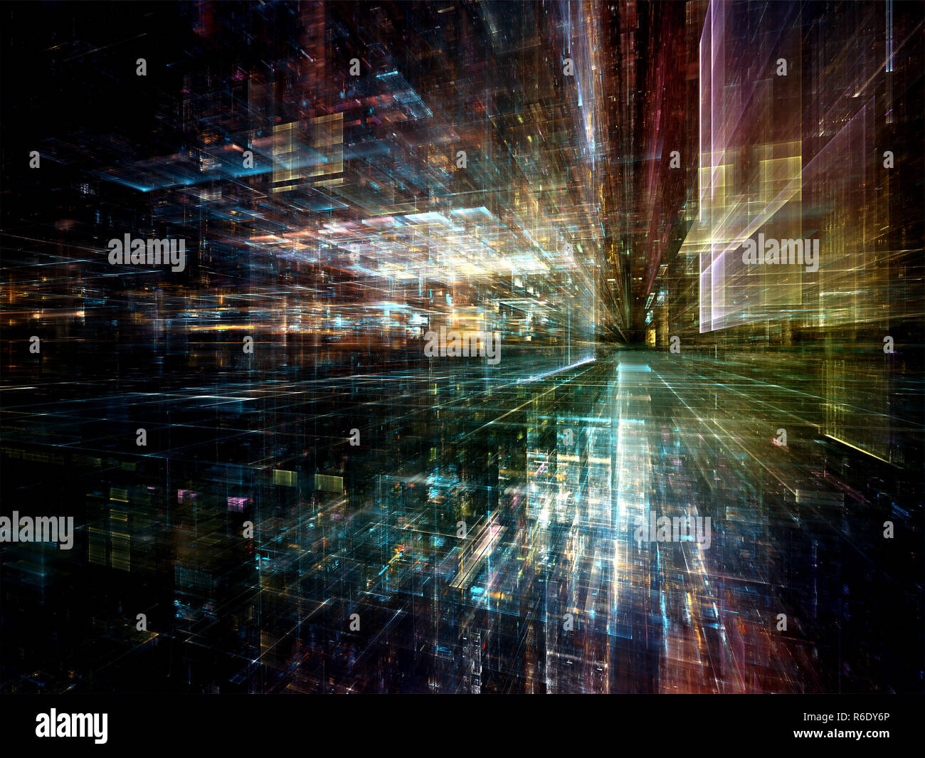 Complex Digital World Stock Photo - Alamy