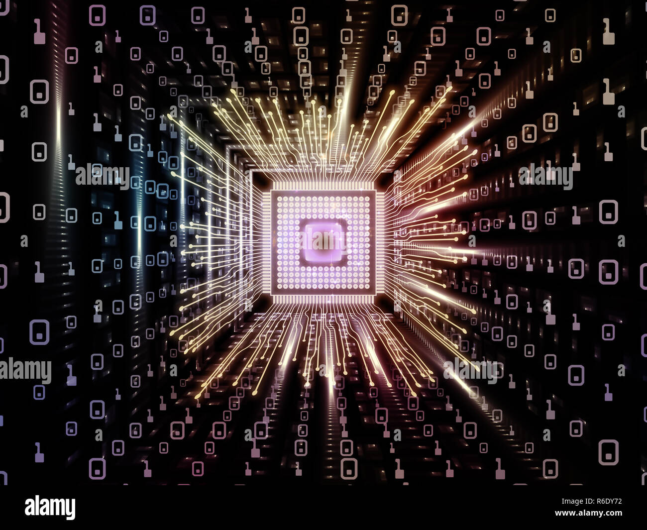 Acceleration of Digital Processor Stock Photo - Alamy