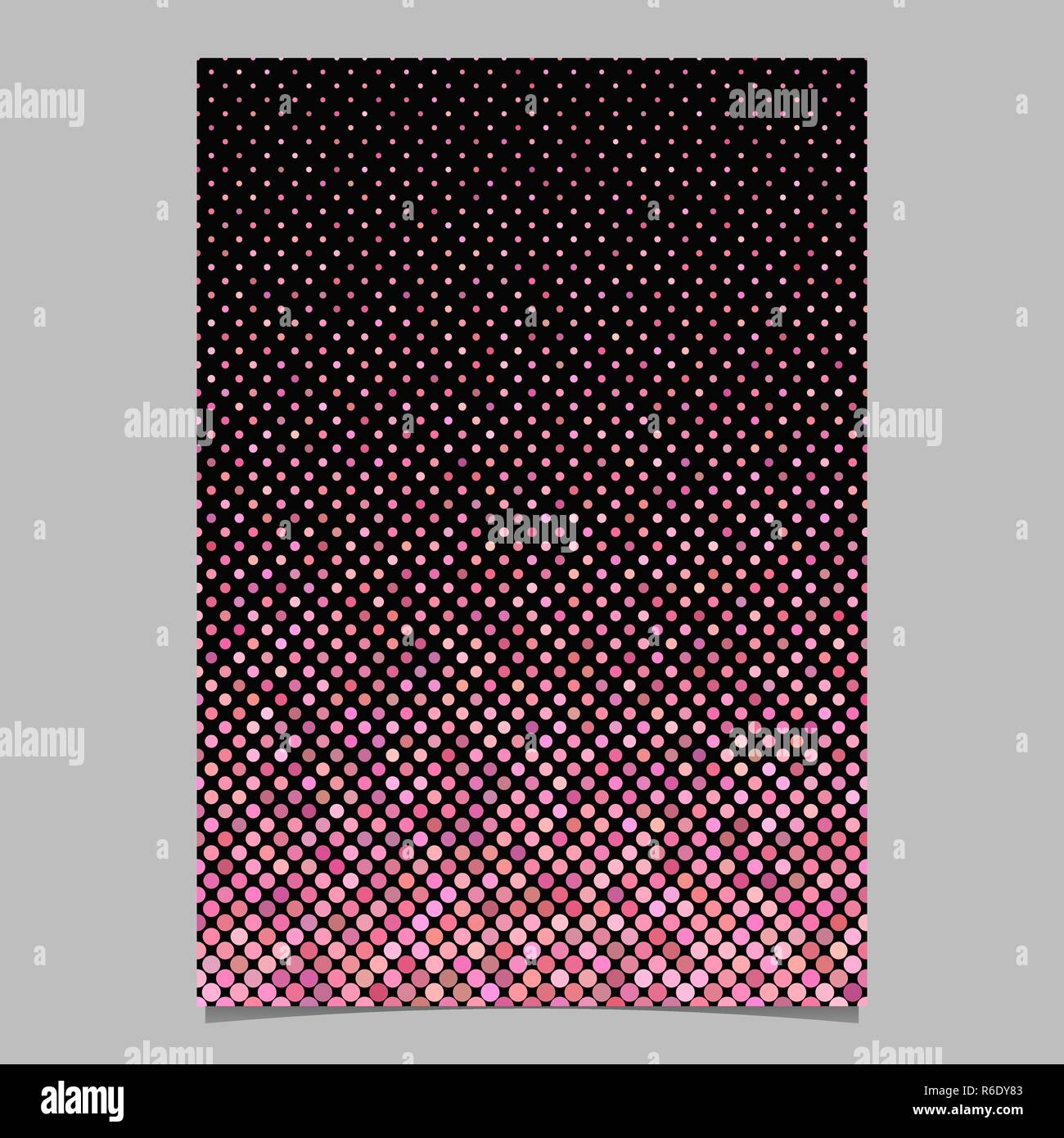 Abstract Circle Pattern Brochure Template Vector Stationery Background Stock Vector Image