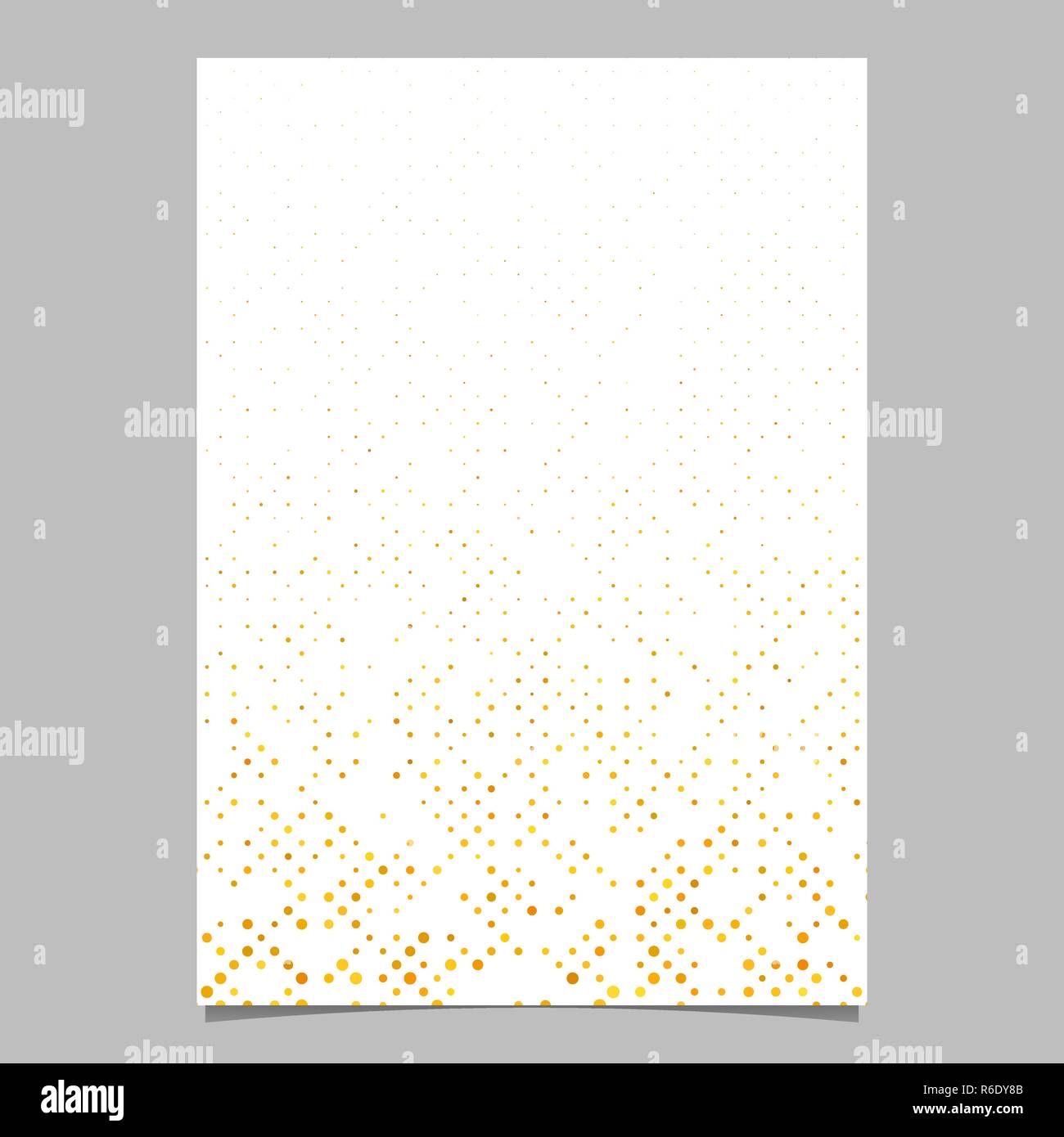 Abstract dot pattern flyer template - vector document background Stock ...