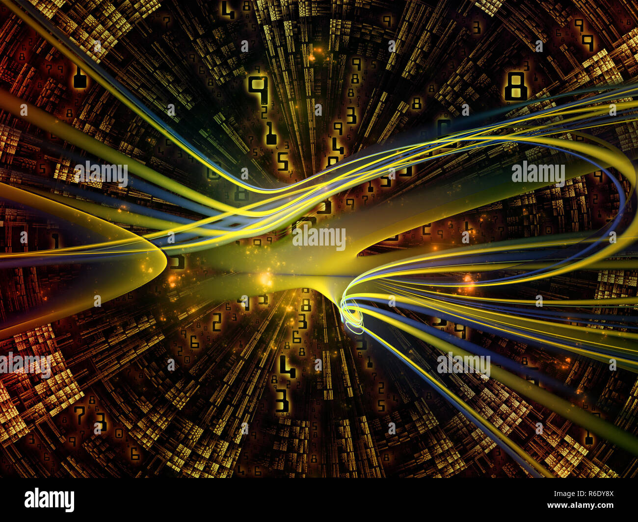 Vision of Digital World Stock Photo - Alamy