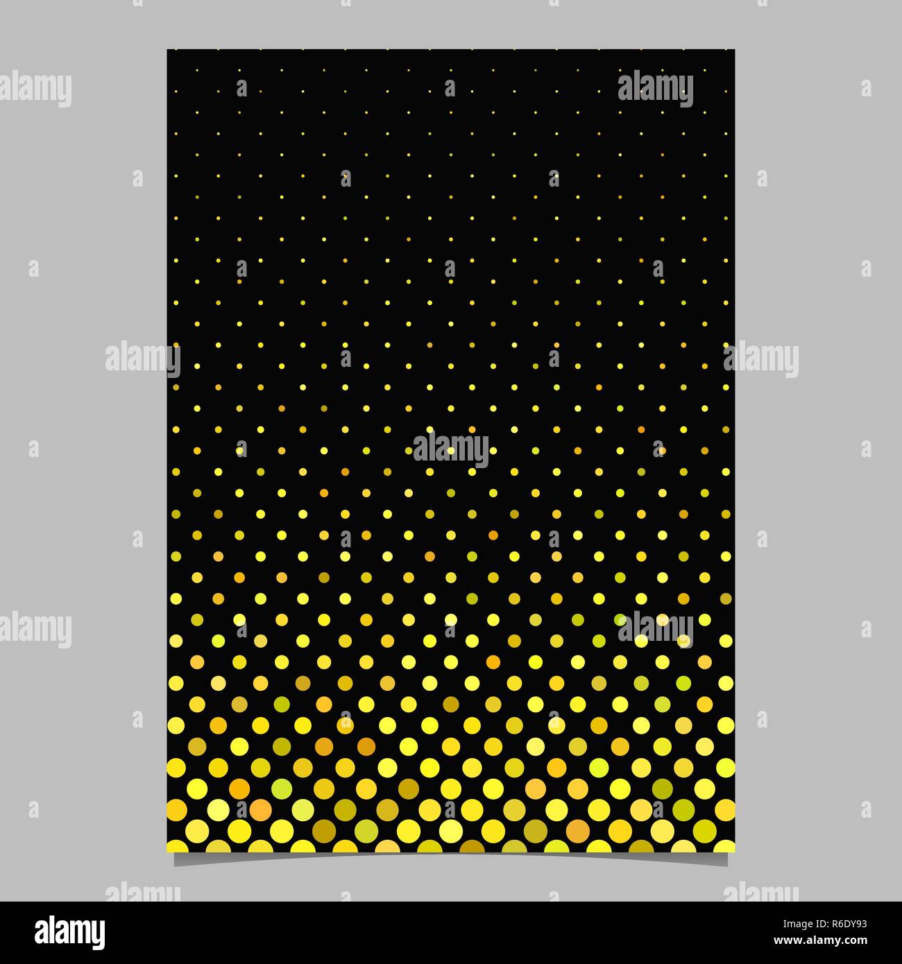 Circle Pattern Flyer Template Vector Cover Background Stock Vector Image And Art Alamy