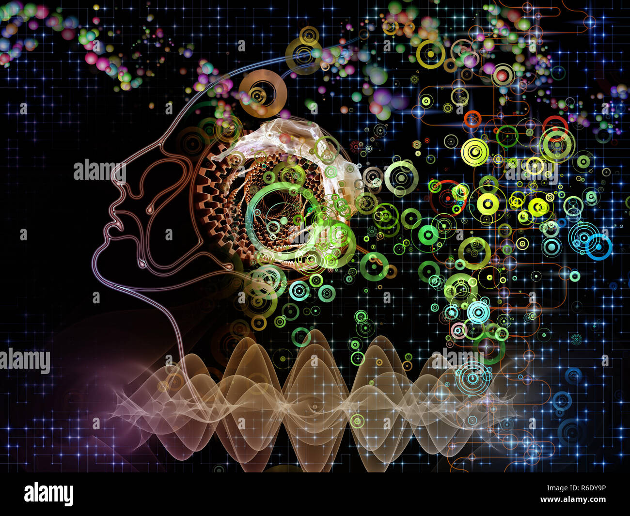 Virtual Machine Consciousness Stock Photo - Alamy