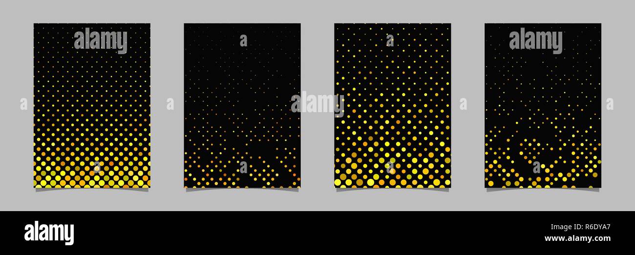 Geometric dot pattern brochure template background set collection Stock Vector Image & Art - Alamy