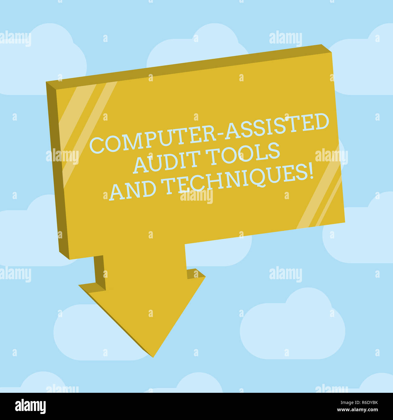 Text sign showing Computer Assisted Audit Tools And Techniques ...