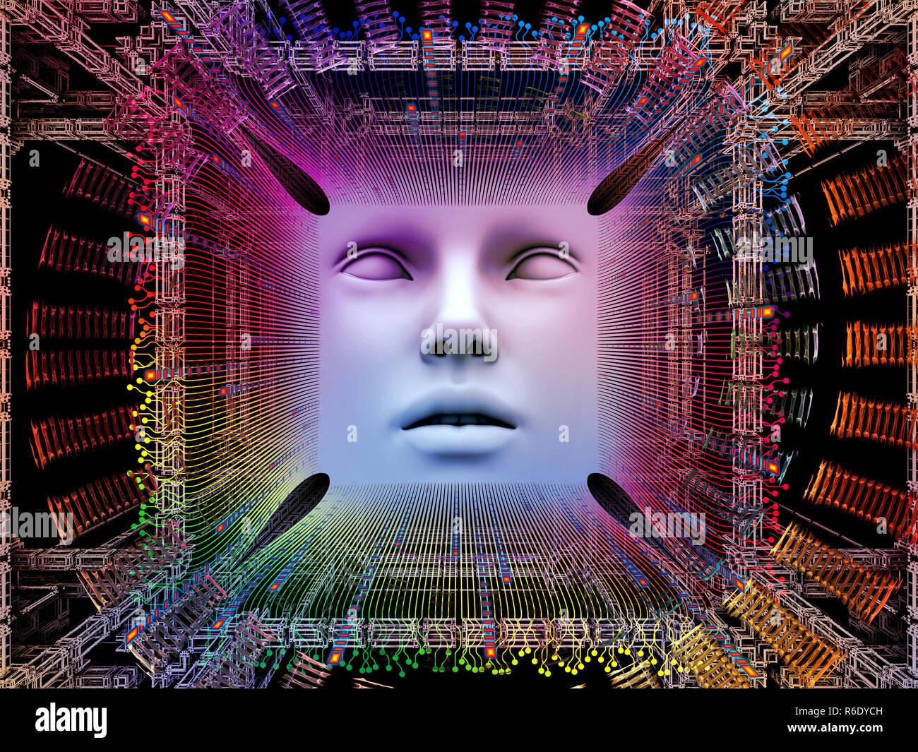 Inner Life of Super Human AI Stock Photo - Alamy
