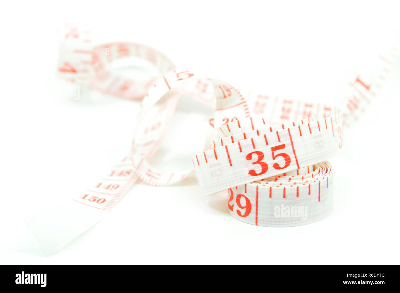 White measure tape Stock Photo - Alamy