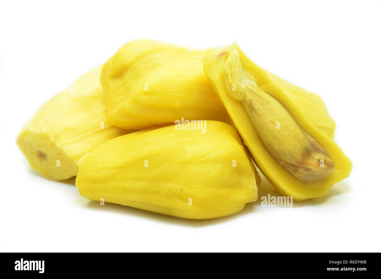 Ripe jackfruit isolated Stock Photo - Alamy
