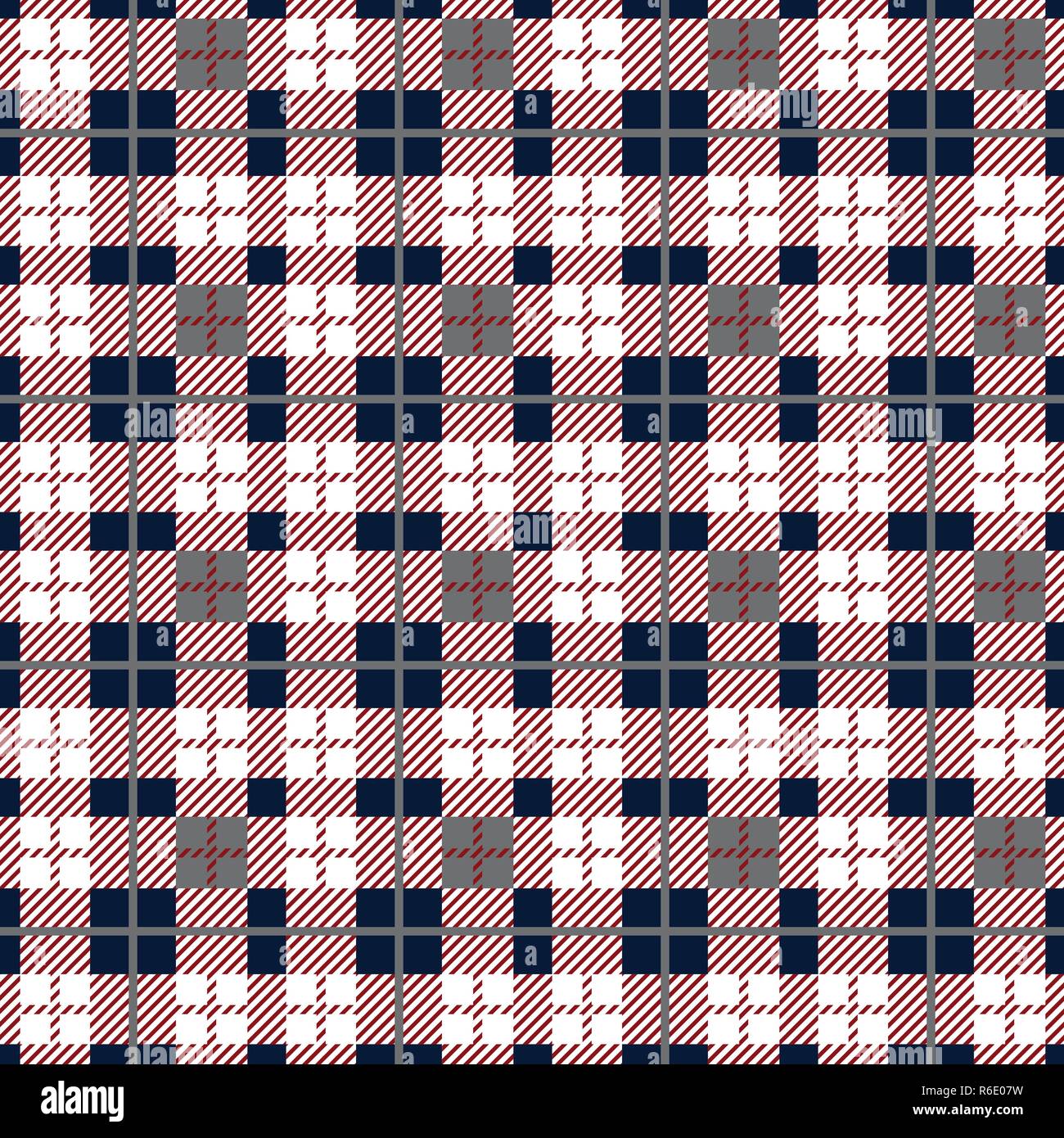 Red checkered wool Stock Vector Images - Alamy