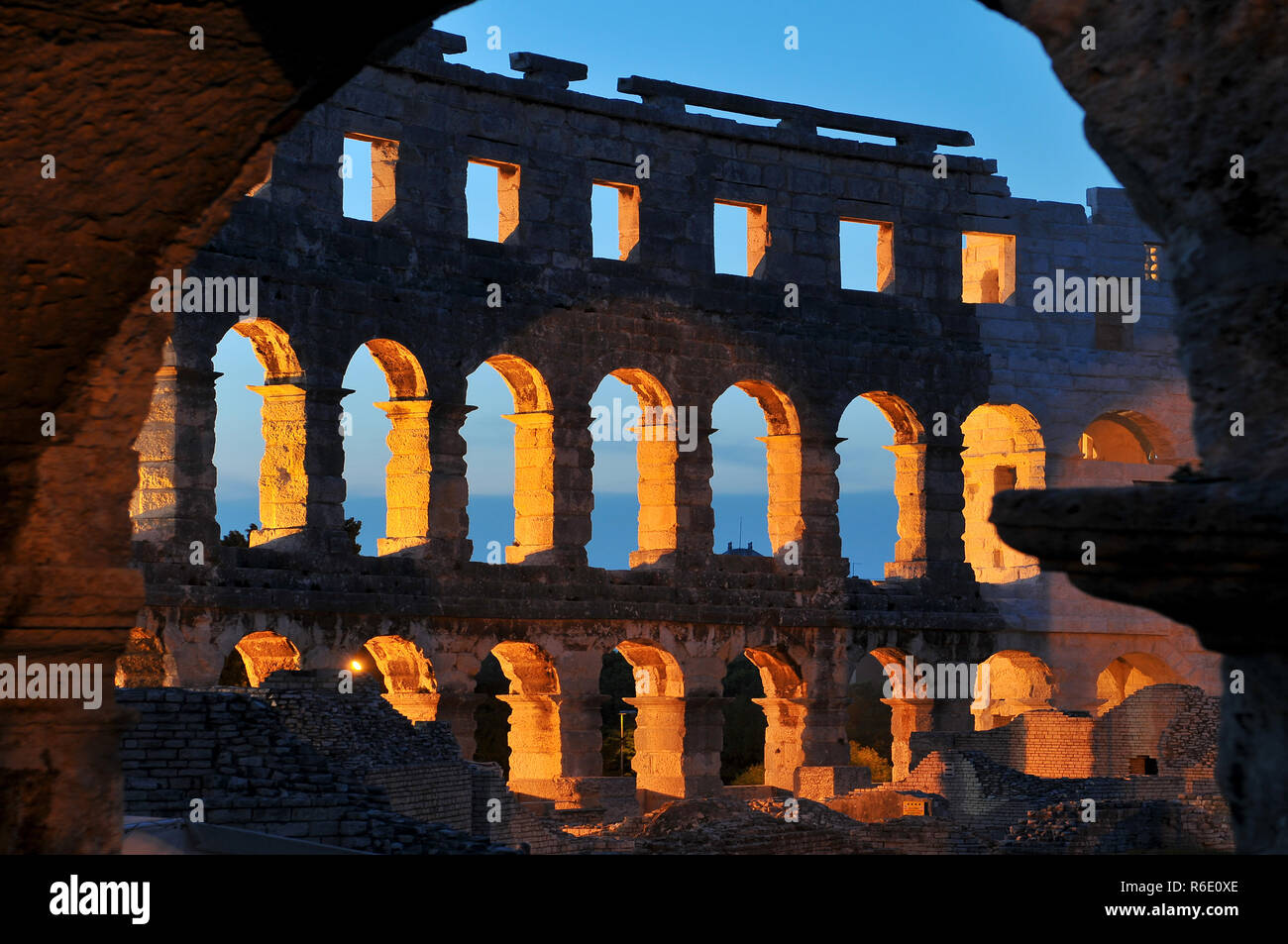 Croatia, Pula, The Pula Arena Is The Name Of The Amphitheatre Located ...