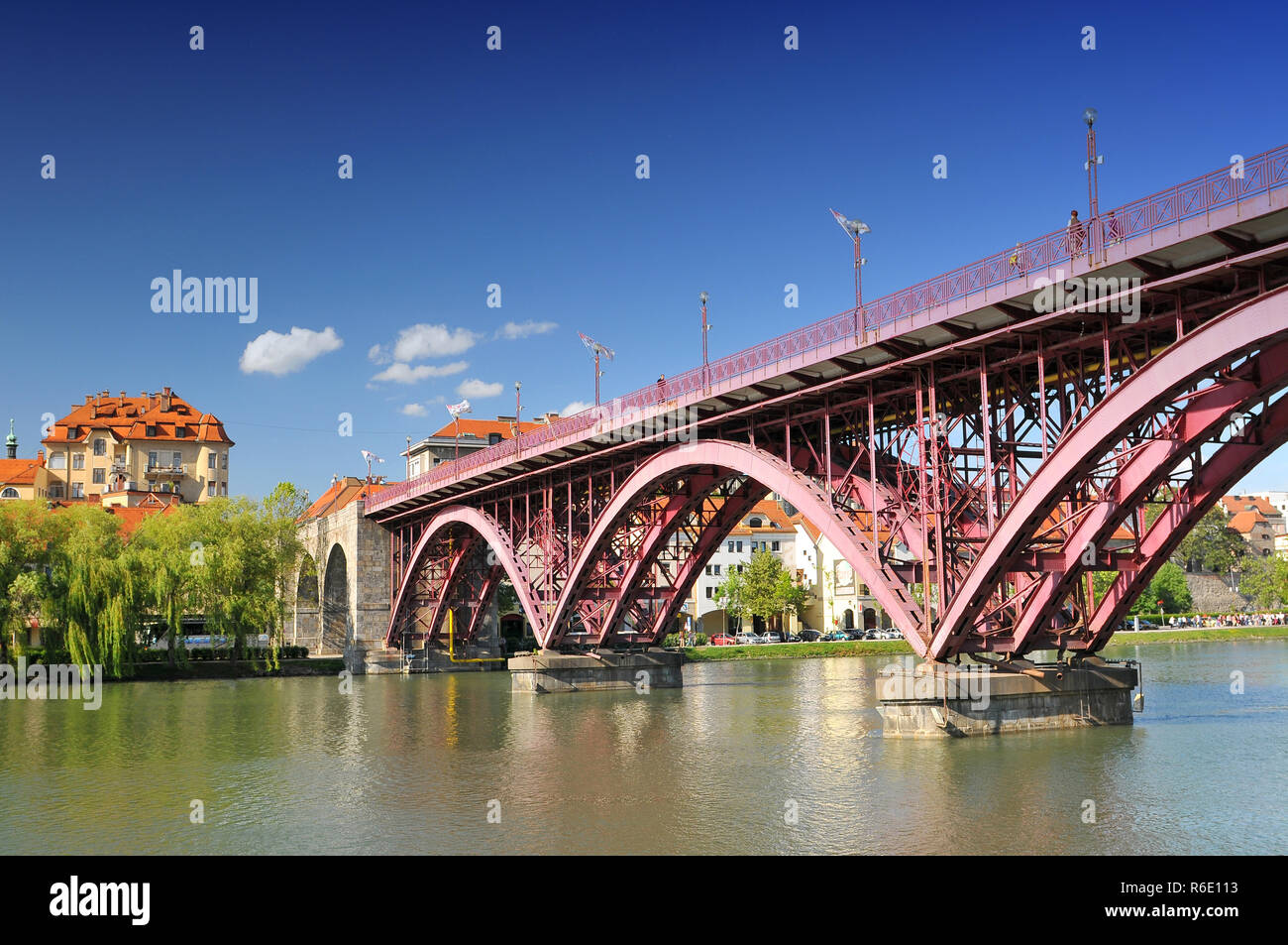 Slovenia, Maribor, The Old Bridge, Also Named The State Bridge, The ...