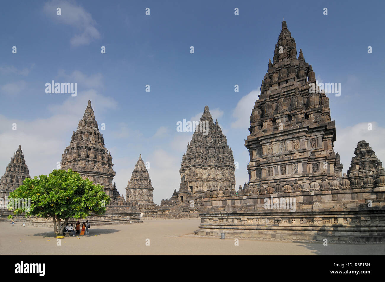 Hindu temple prambanan indonesia java hi-res stock photography and ...