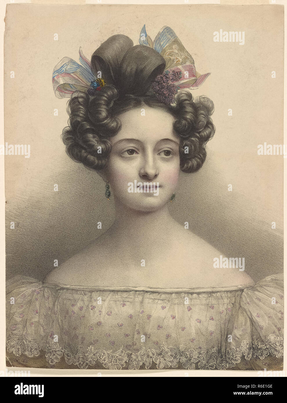 vintage lady victorian classic portrait artwork Stock Photo - Alamy