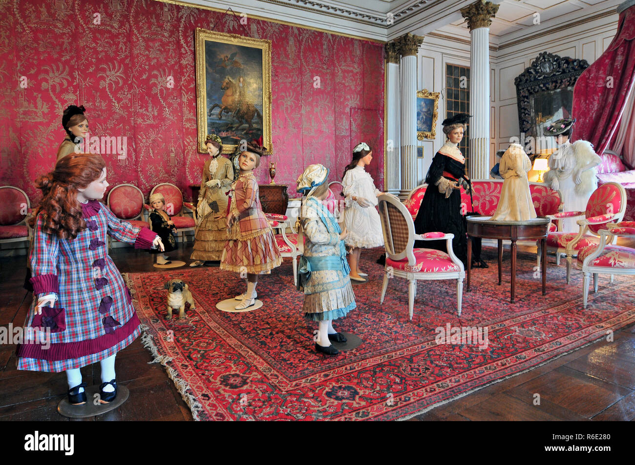 Interior Of Castel Of Rigny-Usse Known As The Sleeping Beauty Castle ...