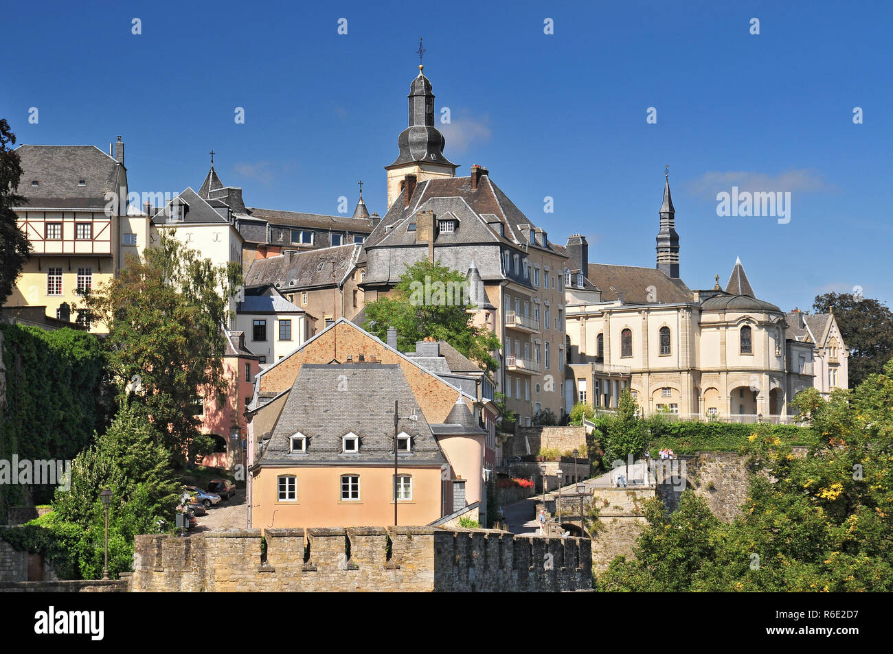 Beautiful view luxembourg city hi-res stock photography and images - Alamy